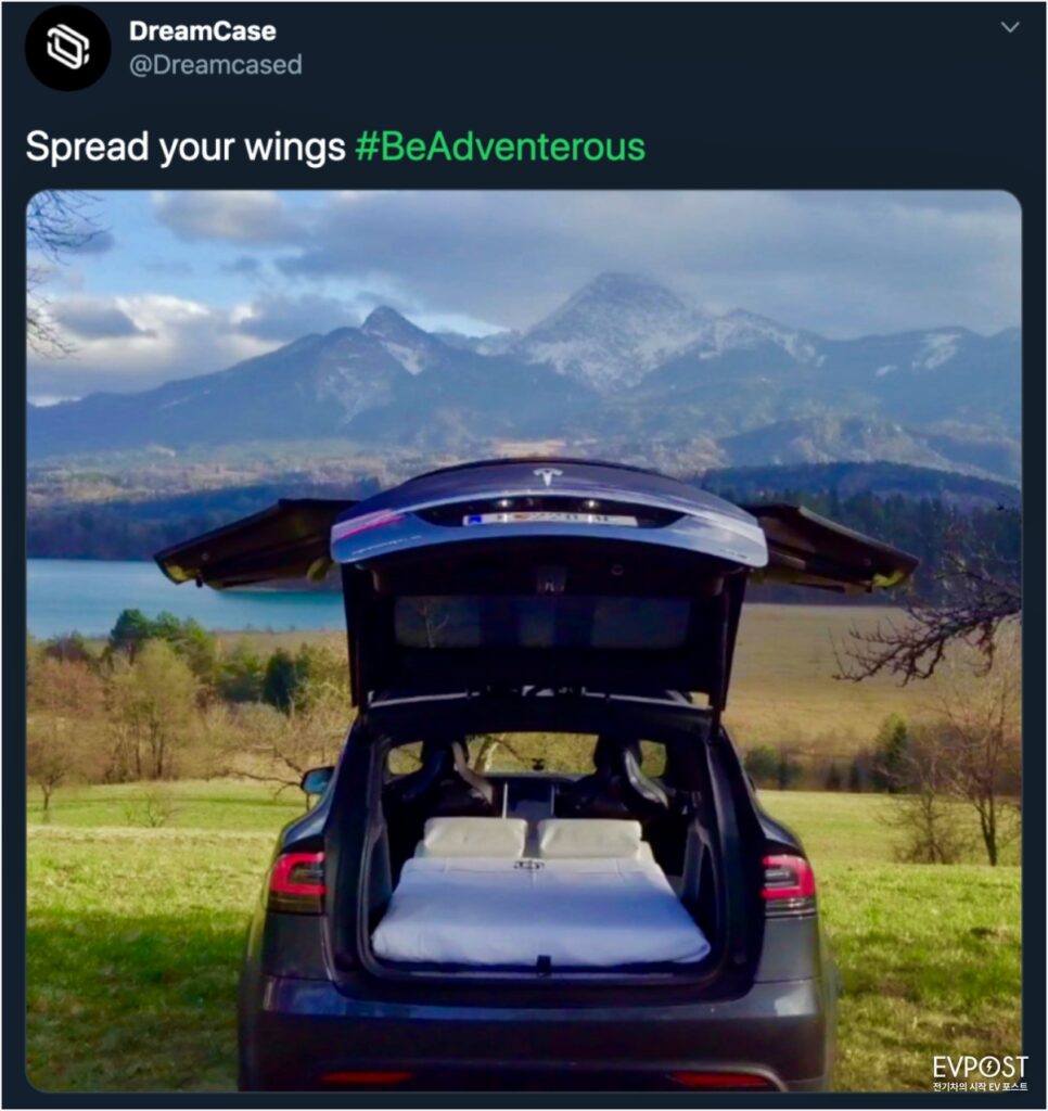 테슬라 모델X 6인승 캠핑 차박 세팅법 | EVPOST