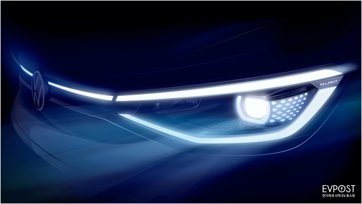 폭스바겐 최초 전기 SUV ID.4 디자인 공개 | EVPOST