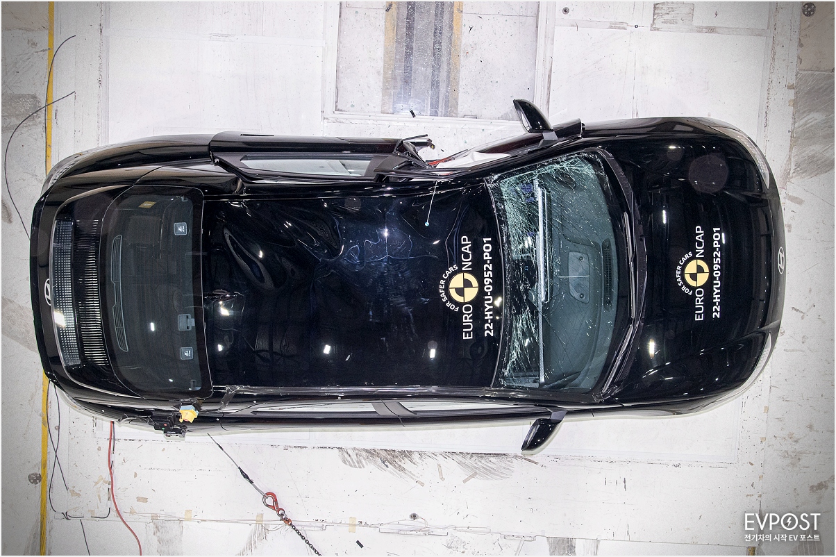 아이오닉 6 유로 NCAP 최고 등급 획득 | EVPOST