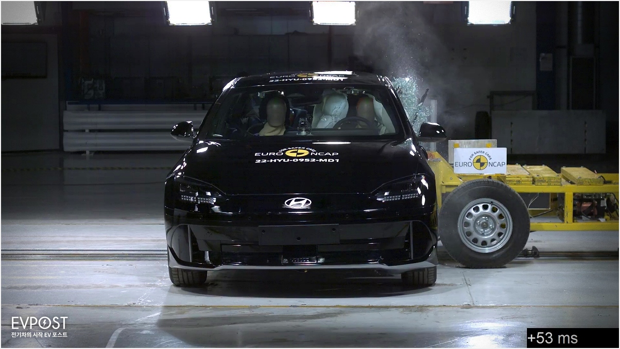 아이오닉6 유로 NCAP 최고 등급 획득! | EVPOST