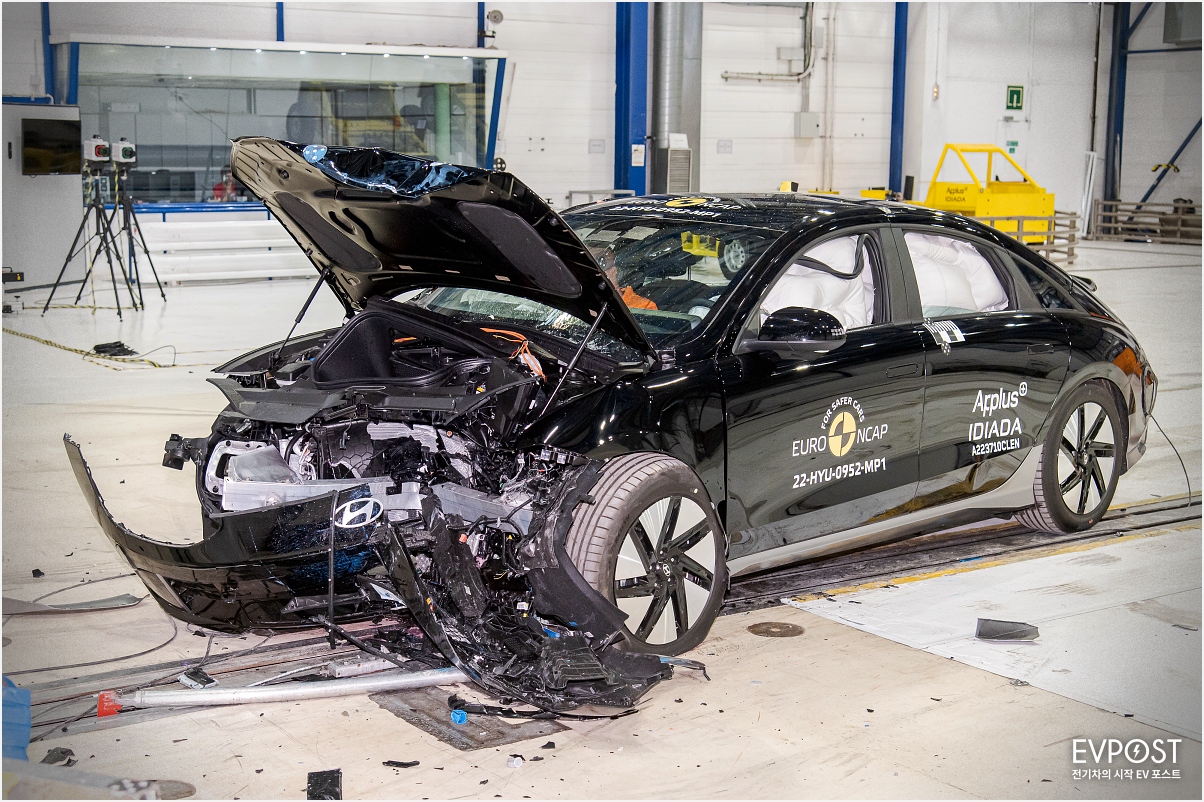 아이오닉 6 유로 NCAP 최고 등급 획득 | EVPOST